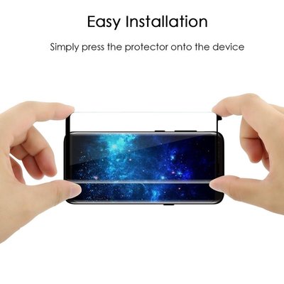 Case Friendly Smartphone Glass Screen Protector Shatterproof 3D Curved For Samsung S8