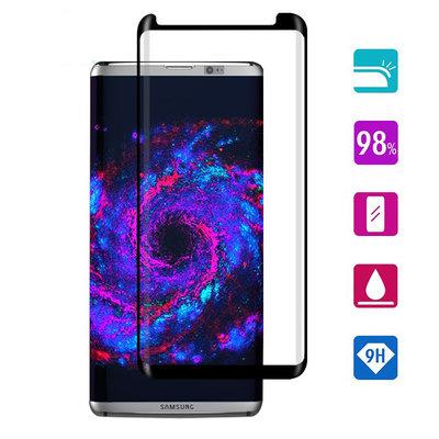 Anti UV / Glare Smartphone Glass Screen Protector Fingerprint Free 99% High Clear