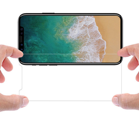 HD IPhone Protective Screen Cover , Clear Tempered Glass Mobile Phone Screen Protector 