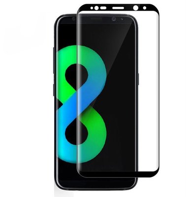 3D Curved Tempered Glass Privacy Screen Protector , Anti Fingerprint Screen Protector S 8