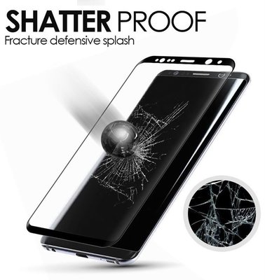 3D Curved Tempered Glass Privacy Screen Protector , Anti Fingerprint Screen Protector S 8