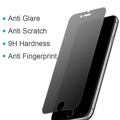 4.7 Inch Matte IPhone Anti Glare Glass Screen Protector Anti Oil Case Friendly