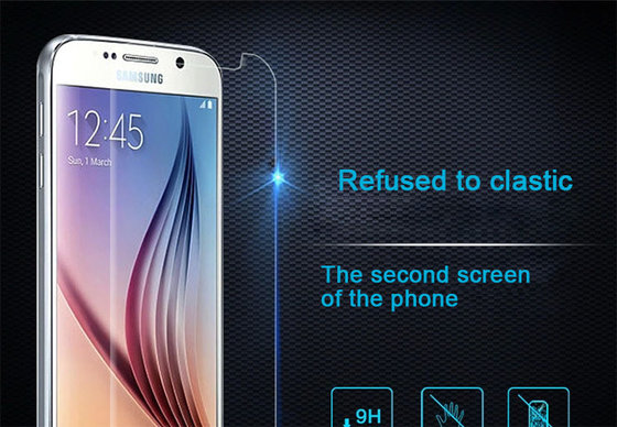 Bubble Free Premium Tempered Glass Screen Protector , Anti View Screen Protector 