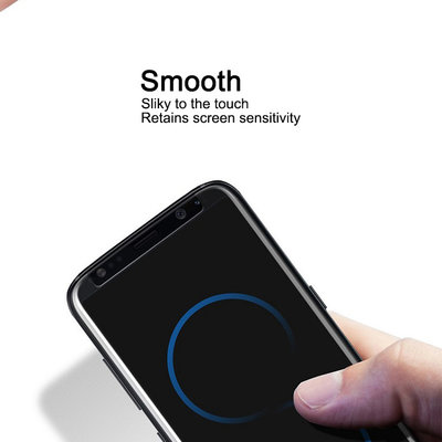 9H Anti Glare Anti Fingerprint Screen Protector , Galaxy Note 8 Anti Spy Screen Protector