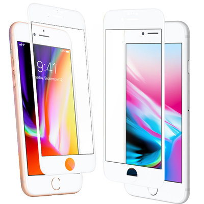 Black Screen Protector Iphone 6 Protective Screen Cover , Iphone 7 Glass Screen Protector