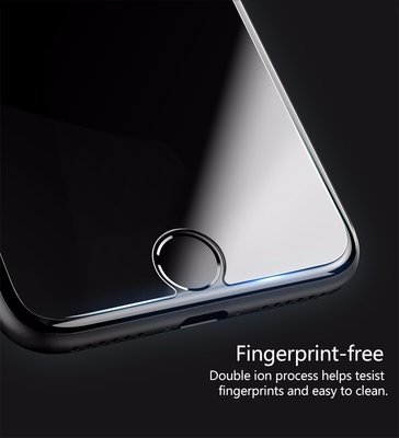 HD Clear iPhone Tempered Glass Screen Protector Anti Smudge For Iphone 6 7 8