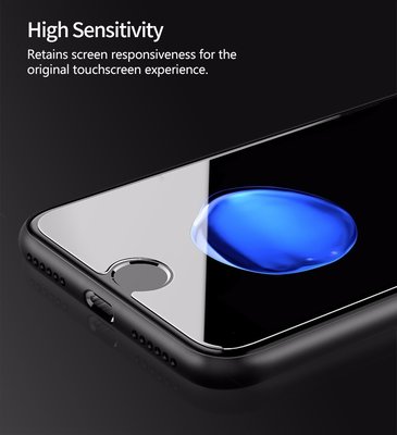 HD Clear iPhone Tempered Glass Screen Protector Anti Smudge For Iphone 6 7 8