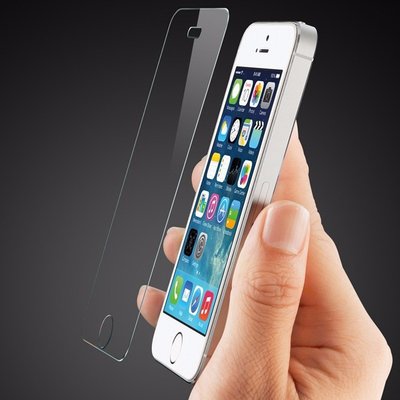 Scratch Resistant Smudge Free Screen Protector , Iphone 5s Glass Screen Protector Film