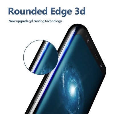 Edge to Edge Samsung Tempered Glass Screen Protector Anti Scratch / Shatter / Fingerprint