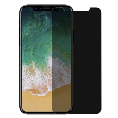 Iphone X Clear Privacy Screen Protector Comfortable Handle Feeling , Glass Screen Cover 