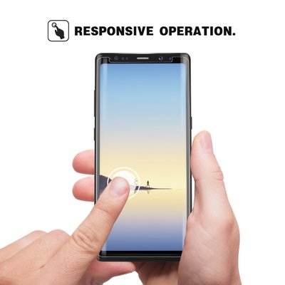 Bubble Free Scratch Resistant Curved Tempered Glass Screen Protector Samsung Note 8