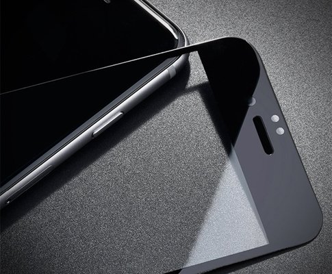 Black  Ultra Clear Ultra Clear Screen Protector , Anti Oil Mirror Screen Protector Iphone