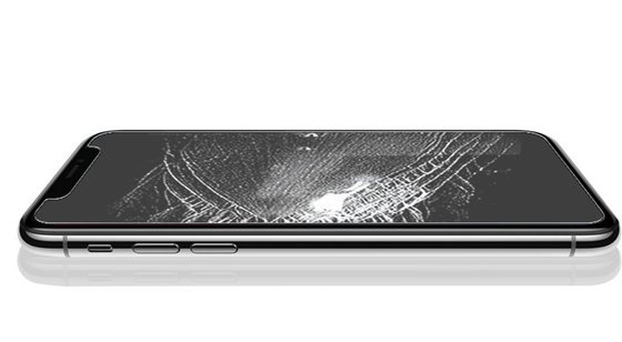 Scratch Proof IPhone X Clear Screen Protector 3D/2.5D Round Angle Case Friendly
