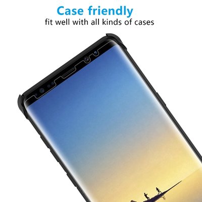 Case Friendly Full Coverage TPU Screen Protector 4H Tempered Glass Easy Installation