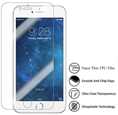 Anti Shock  Case Friendly Screen Protector , Hard Glass Screen Protector Iphone 6 7 8