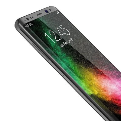 Edge Transparent PET Screen Protector Full Cover  For Samsung Galaxy S8