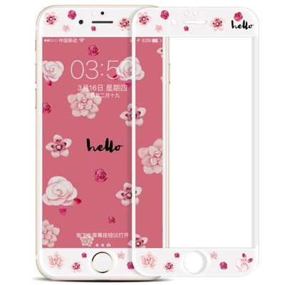 Colored Tempered Glass Screen Protector Iphone 6 7 8 , Anti Spy Glass Screen Protector 