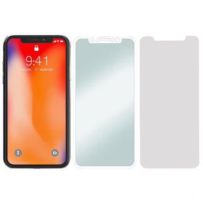 Bubble Free IPhone X Sapphire Screen Protector 99% HD Clarity Water Oil Dust Proof