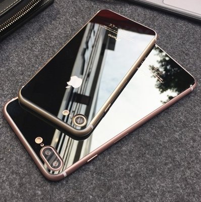 2.5D Round Edge Mirror Tempered Glass Screen Protector Iphone 6 / 6 Plus Anti Oil / Dust