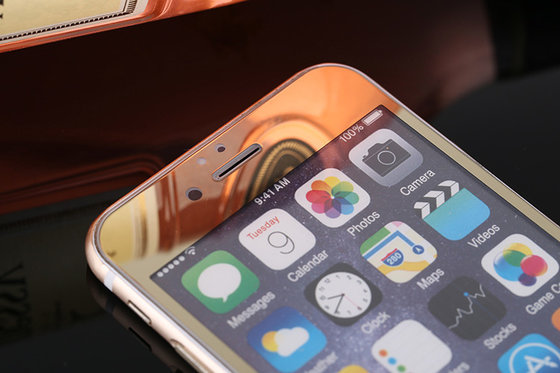3D Touch Mirror Iphone Protective Screen Cover , Self Healing Iphone Screen Protector 
