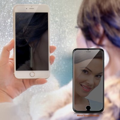Front Back Iphone 6 Mirror Glass Screen Protector 9H Hardness Waterproof