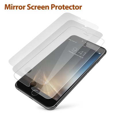 Front Back Iphone 6 Mirror Glass Screen Protector 9H Hardness Waterproof