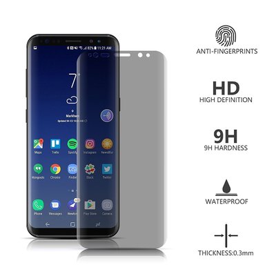 Anti Blue 3D Curved Mirror Screen Protector 9H Tempered Glass For Samsung Galaxy