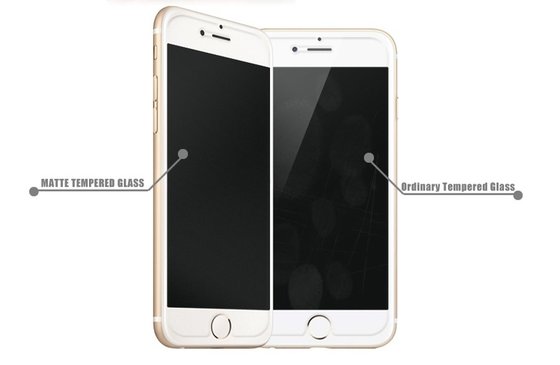 Anti Fingerprint / Oil / Dust Matte Screen Protector Tempered Glass For IPhone 6 7 8