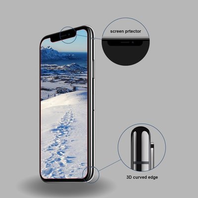 OEM HD Clear Matte Screen Protector Ultra Thin 3D Full Cover For iPhone X