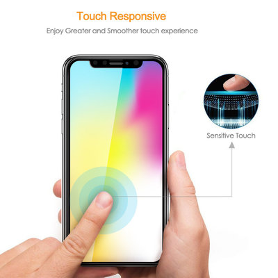 IPhone X Tempered Glass Screen Protector , Anti Scratch Glass 2.5 D Screen Protector