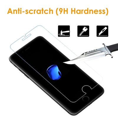 Easy Installation iPhone Tempered Glass Screen Protector Shatter Proof 9H Hardness
