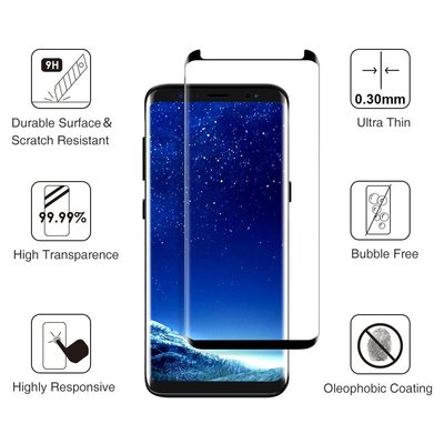 Bubble Free Tempered Glass Privacy Screen Protector Case Friendly Easy Installation