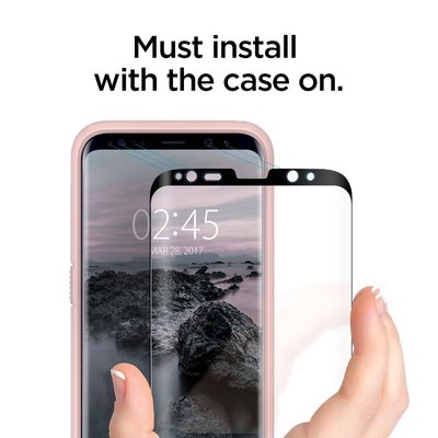 Waterproof Full Coverage Curved Tempered Glass Screen Protector Easy Installation
