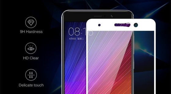 2.5D Tempered Glass Clear Screen Protector Anti Fingeprint / Oil For Xiaomi