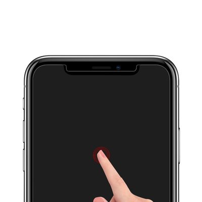 Scratch Proof IPhone X Clear Screen Protector 3D/2.5D Round Angle Case Friendly