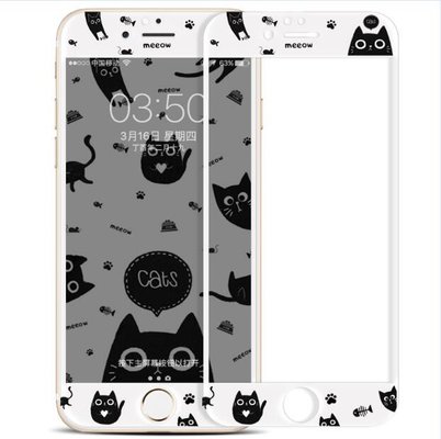 Anti Broken 3D Curved Colored Screen Protector Clear Shatterproof For IPhone 7/8/X