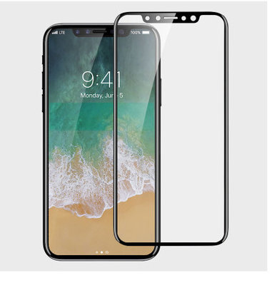 0.33mm Mobile Phone Screen Protector Film , Iphone X Cell Phone Glass Cover