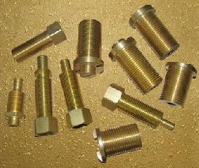 Brass Precision Casting CNC Machined Parts for Industrial / Medical