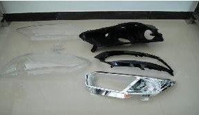 Double Plastic Injection Molded Parts with PVC HDPE PET Plastic