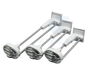 White Retail Security Hook Lock Stainless Steel For Slate Wall KTM-SH005