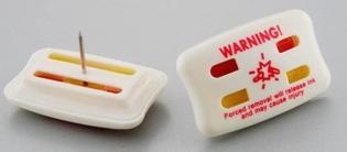 ABS Durable EAS Security Tags , EAS Security Ink Hard Tags