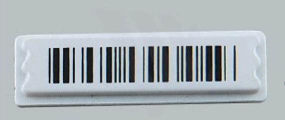 Anti Theft EAS Security Tags , White Soft Tags for Supermarket / Clothing