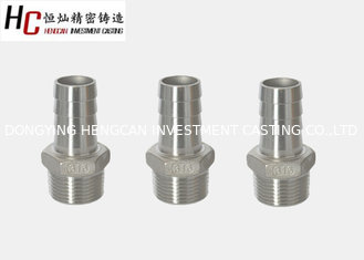 investment casting stainless steel 304 316 NPT,BSP male threaded 2" hose nipple