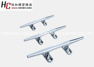 SS316 Investmetn casting Marine Boat Mooring mirror polishing 4"-10" flat Cleat