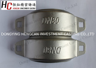 Investment casting SS304 customized hydraulic hose grooved pipe coupling clamp