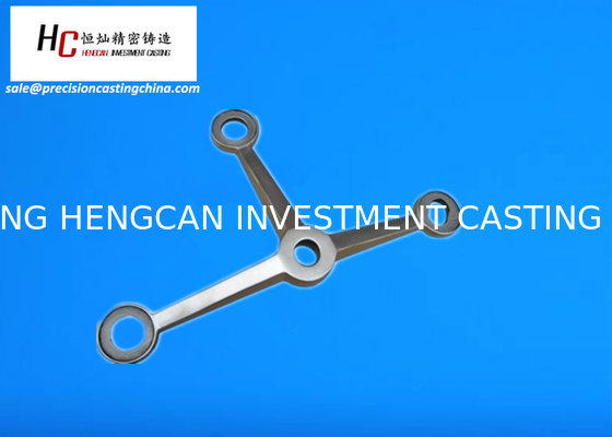 investment casting Glass Curtain wall fittings SS304,316 one arm spider fittings