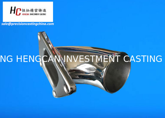 2017 precision casting stainless steel AISI304 auto parts exhaust pipe fittings