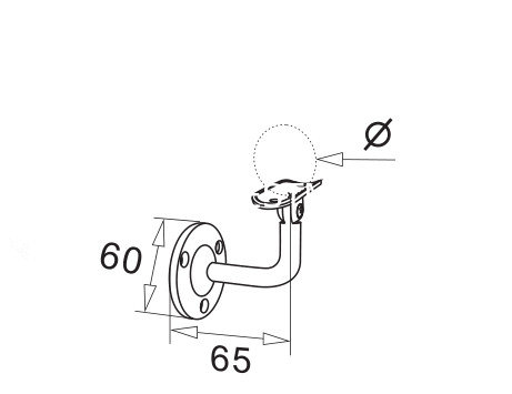 Investment casting balustrades fitting SS304,316 38.1mm railling brackets
