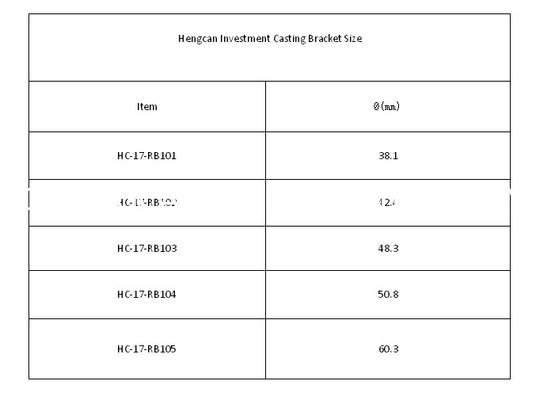 Investment casting balustrades fitting SS304,316 38.1mm railling brackets