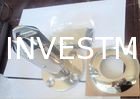 investment casting AISI304,316L,2205 round base brushed 10-12mm glass spigots